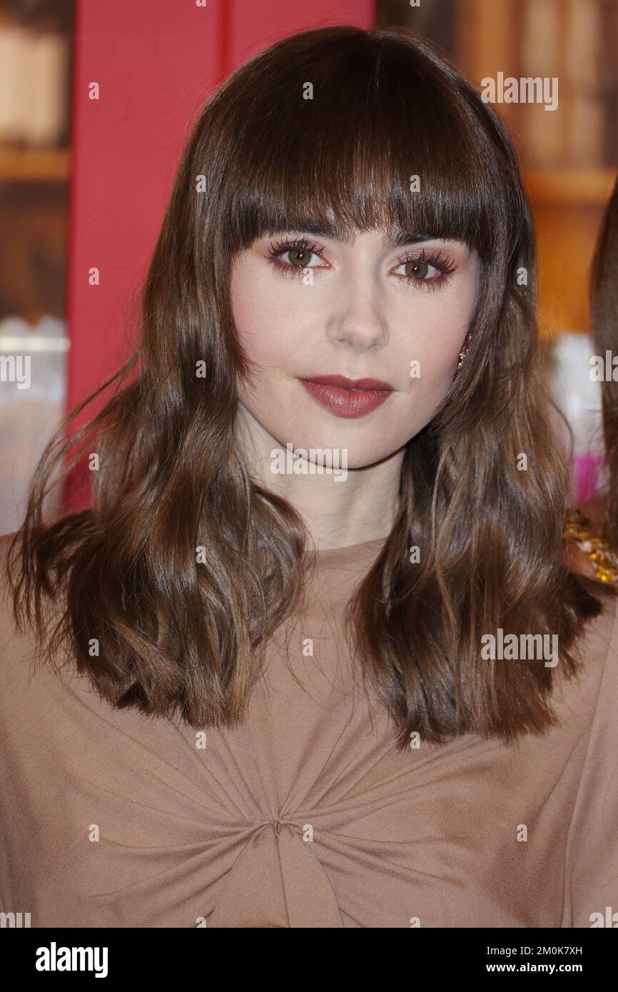 Lily Collins attend the "Emily In Paris" by Netflix - Season 3 World ...