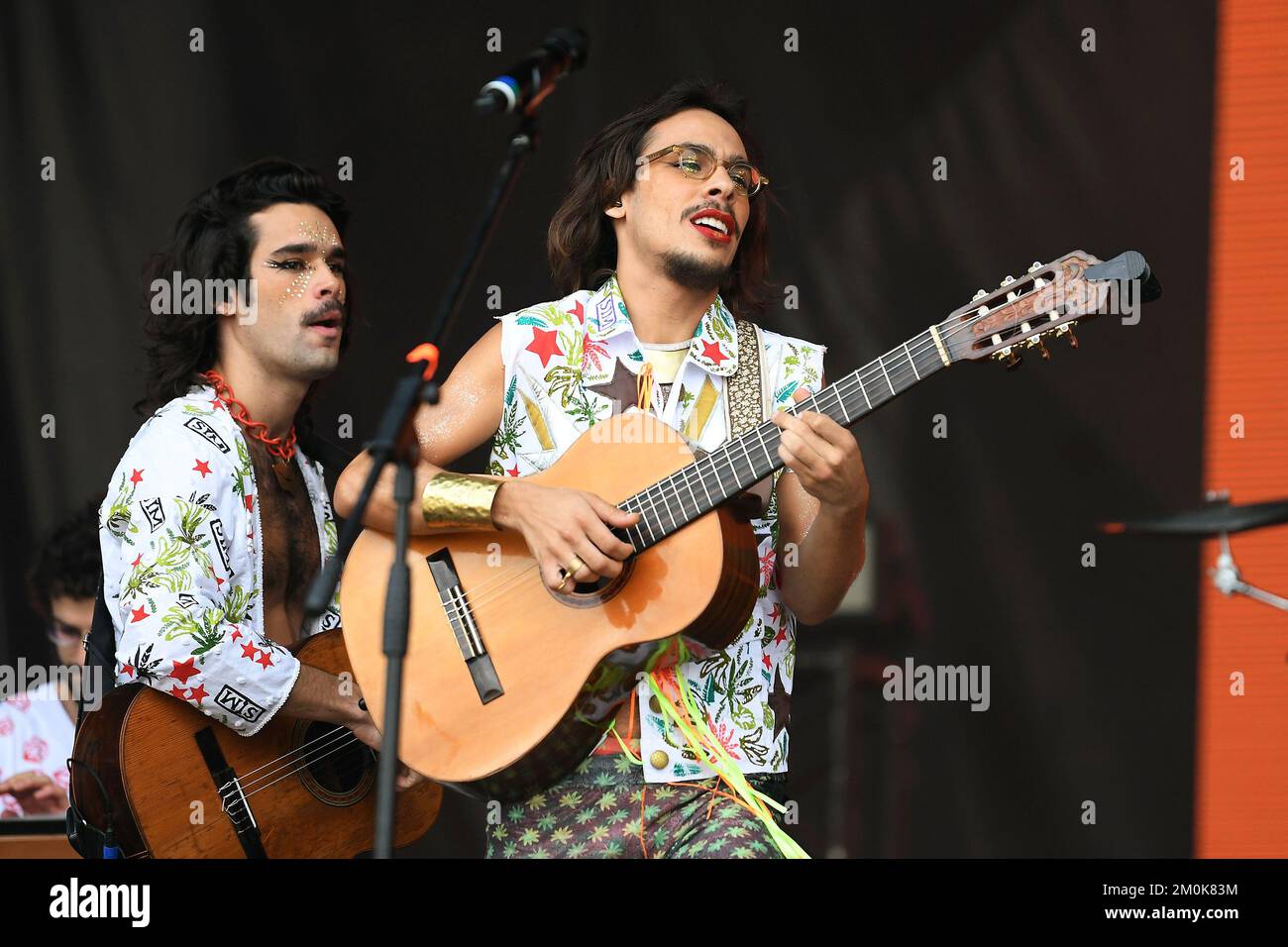 Rio de Janeiro, Brazil,September 10, 2022. Lucas Nunes of the band Bala ...