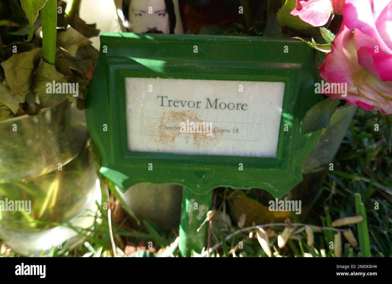 Los Angeles, California, USA 3rd December 2022 Actor/comedian Trevor Moore's Grave at Hollywood ...