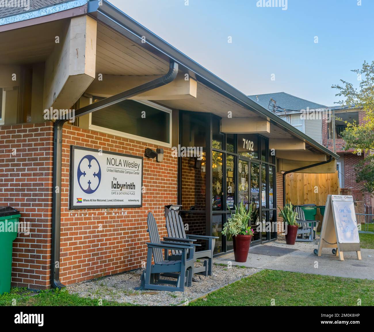 NEW ORLEANS, LA, USA - DECEMBER 6, 2022: Front of United Methodist ...