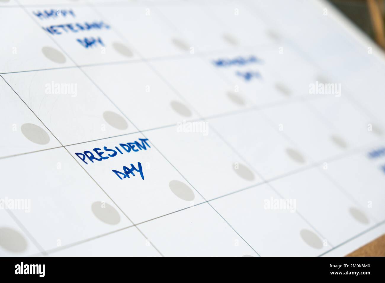 PRESIDENT DAY on calendar to remind important event or holiday ...