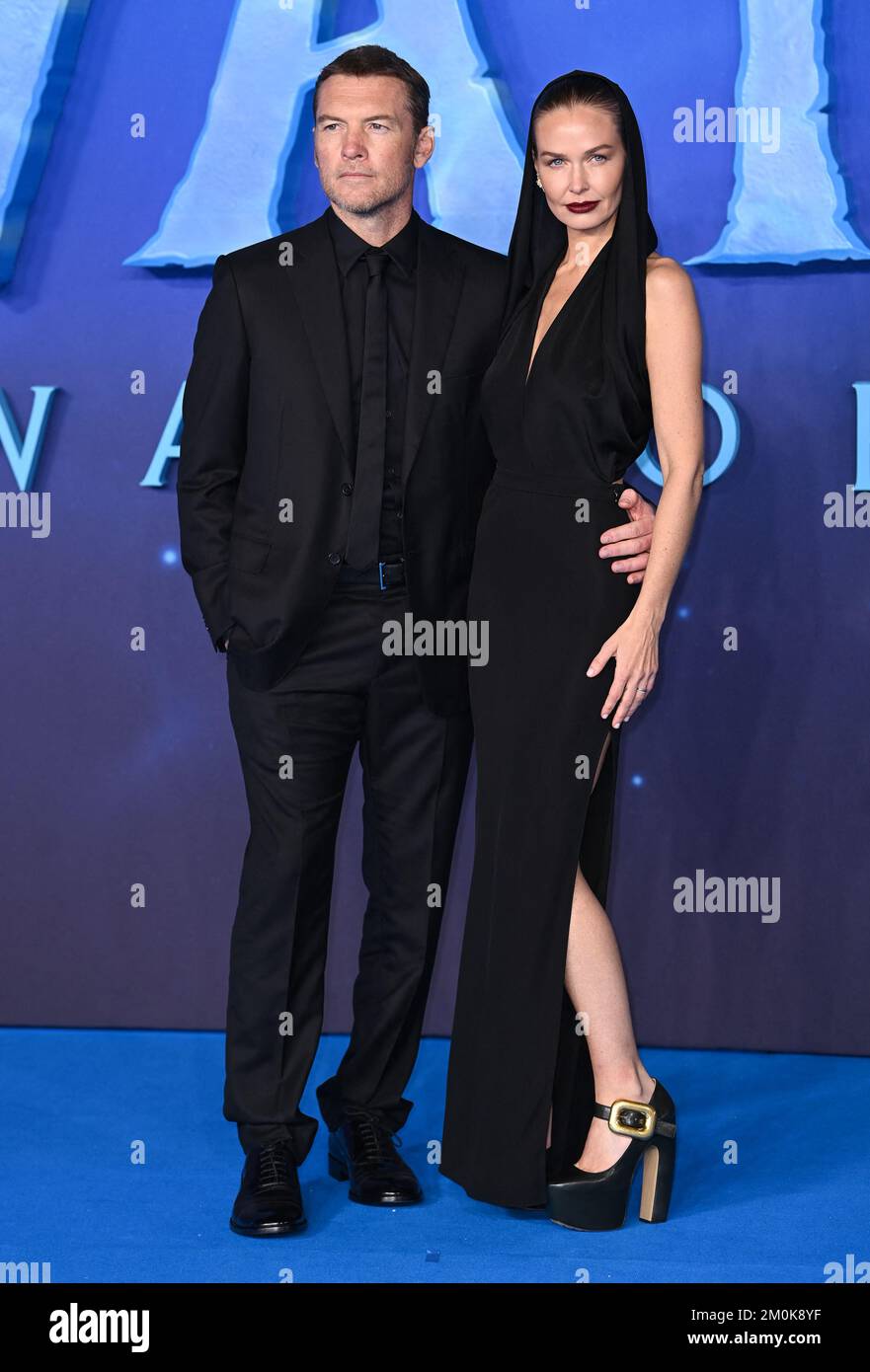 Lara Worthington and Sam Worthington at the Avatar The Way Of Water ...