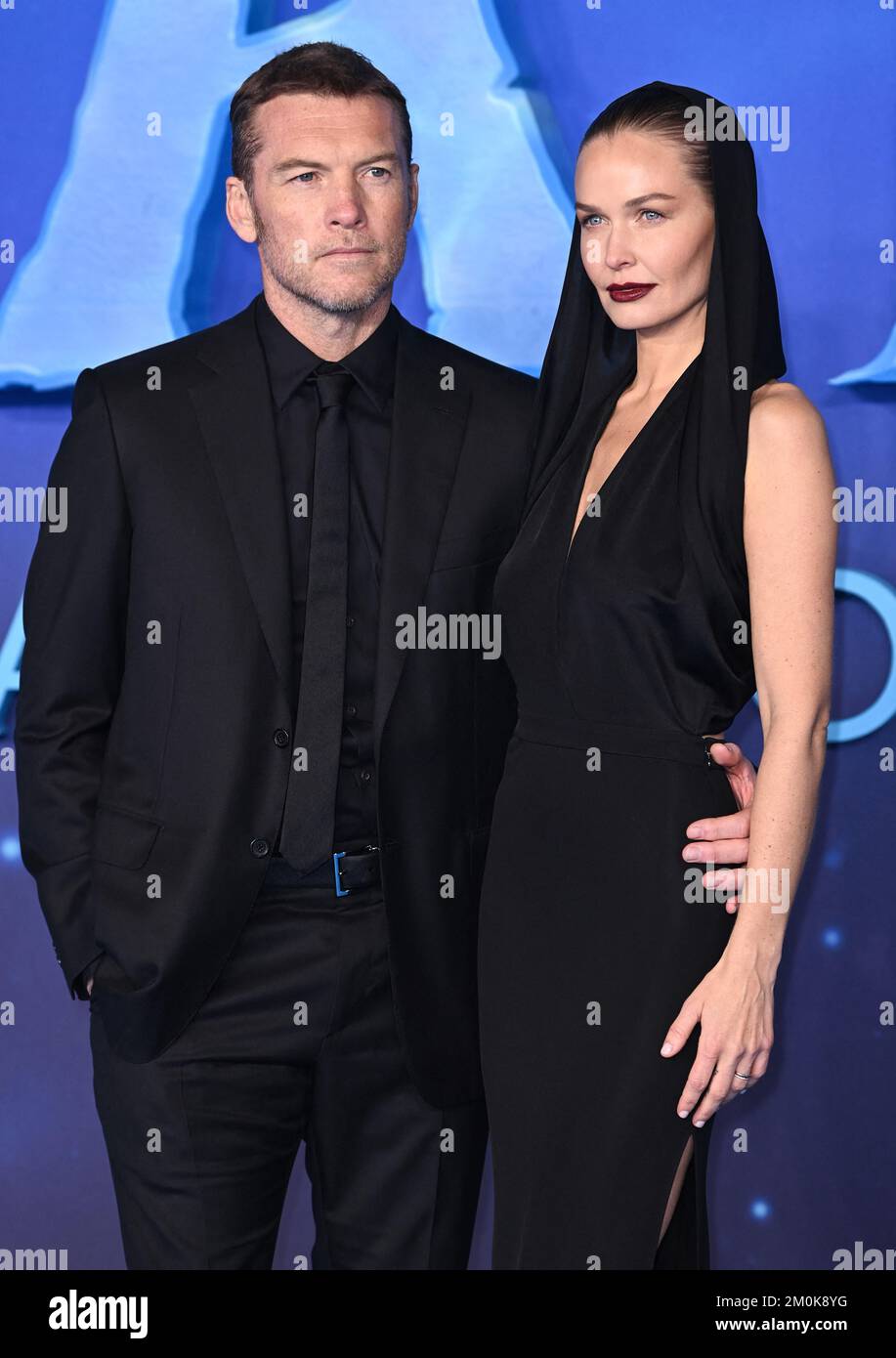 Lara Worthington and Sam Worthington at the Avatar The Way Of Water ...