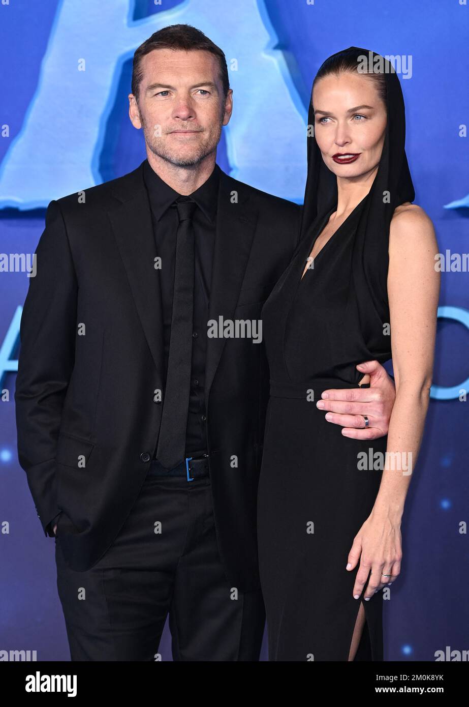 Lara Worthington and Sam Worthington at the Avatar The Way Of Water ...