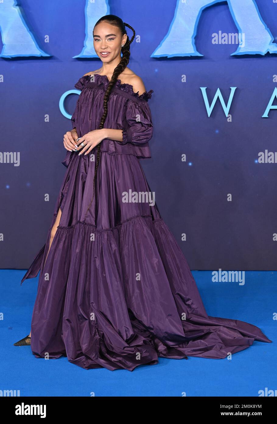 Bailey Bass at the Avatar The Way Of Water World Premiere, on December ...