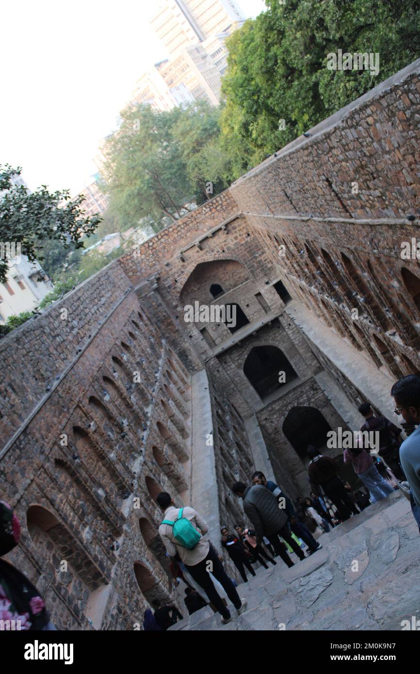 Agrasen ki Baoli or Ugrasen ki Baodi is a historical step well near ...