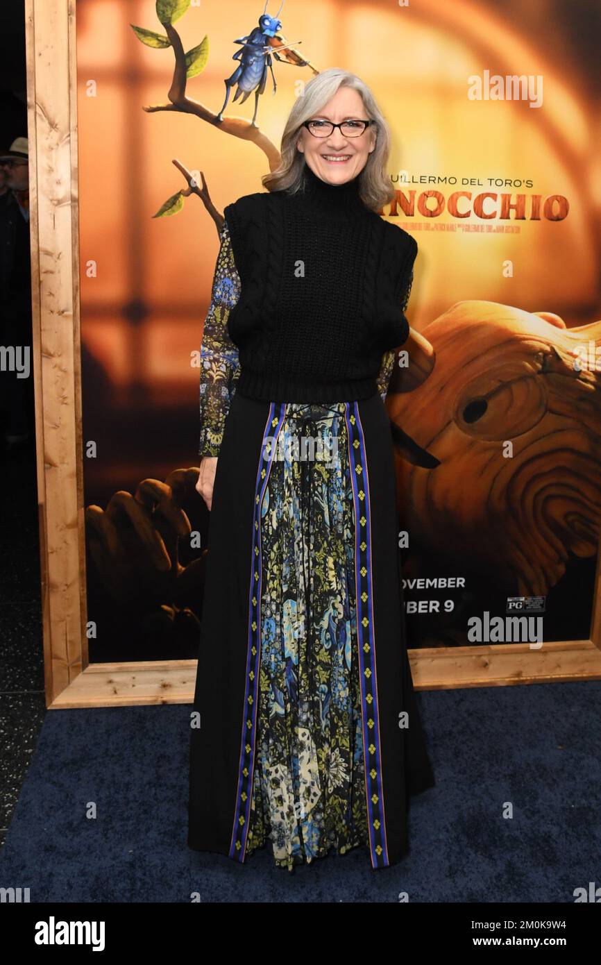 Lisa Henson atttends Guillermo Del Toro's Pinocchio premiere held at ...