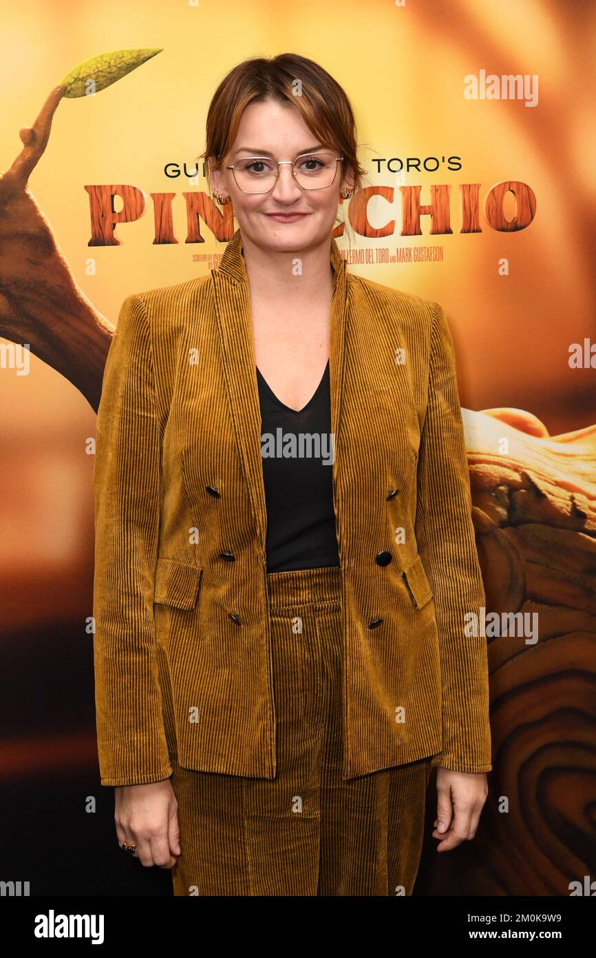 Alison Wright atttends Guillermo Del Toro's Pinocchio premiere held at ...