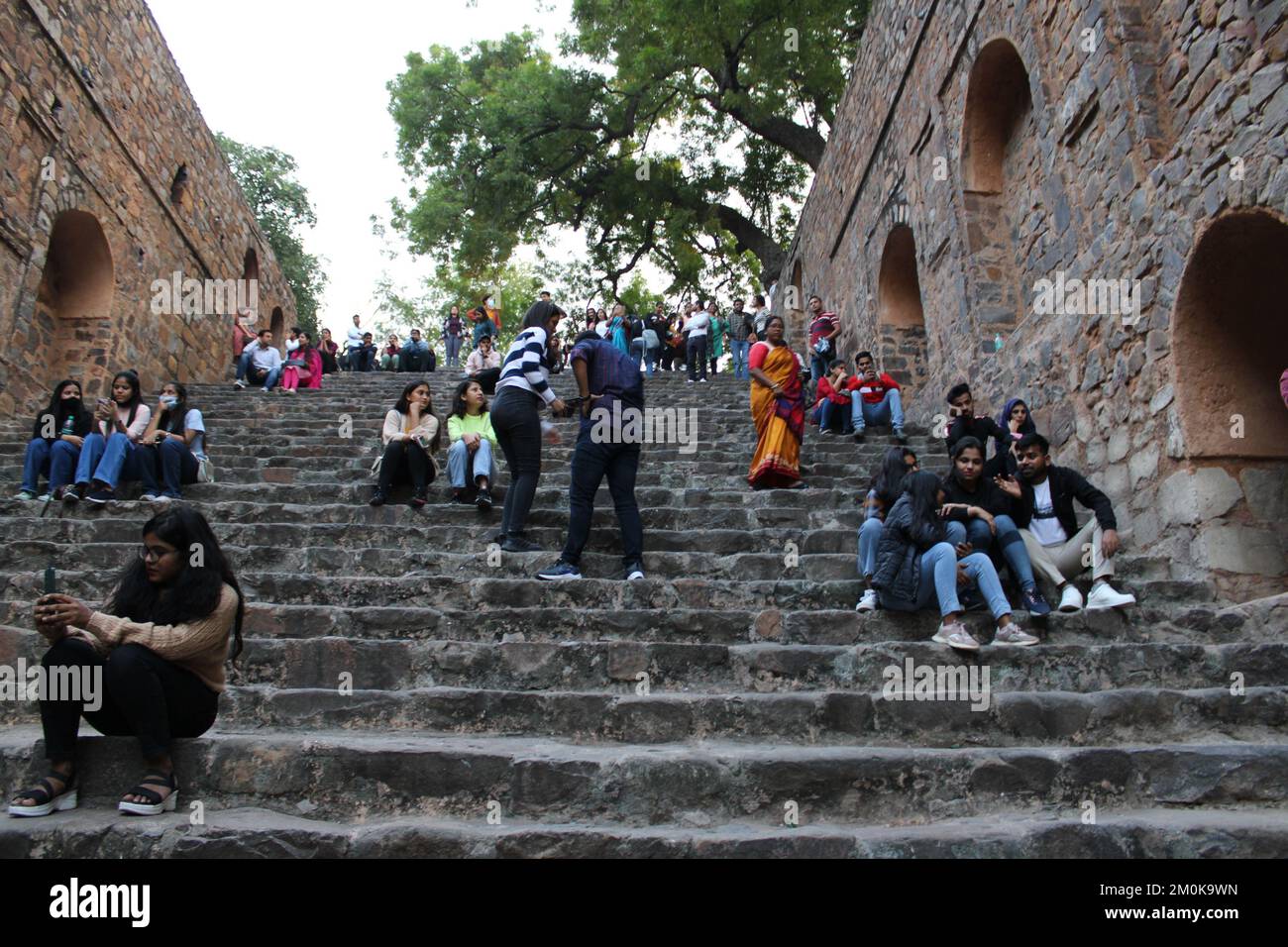Agrasen ki Baoli or Ugrasen ki Baodi is a historical step well near ...
