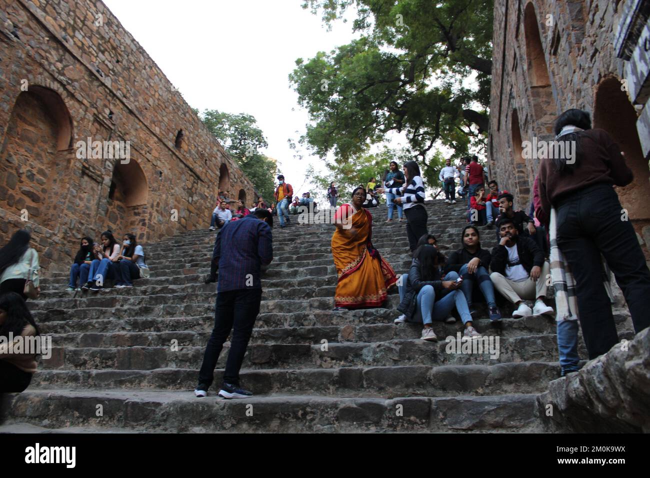 Agrasen ki Baoli or Ugrasen ki Baodi is a historical step well near ...