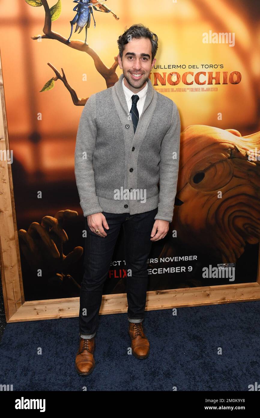 Michael Judson Berry atttends Guillermo Del Toro's Pinocchio premiere ...