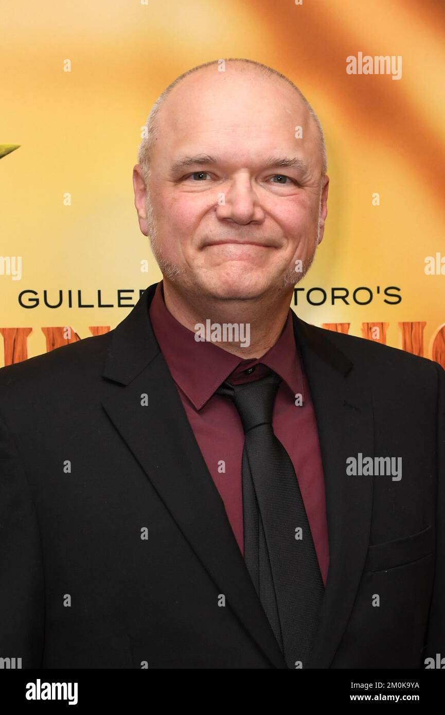 Guy Davis atttends Guillermo Del Toro's Pinocchio premiere held at the Museum of Modern Art in ...