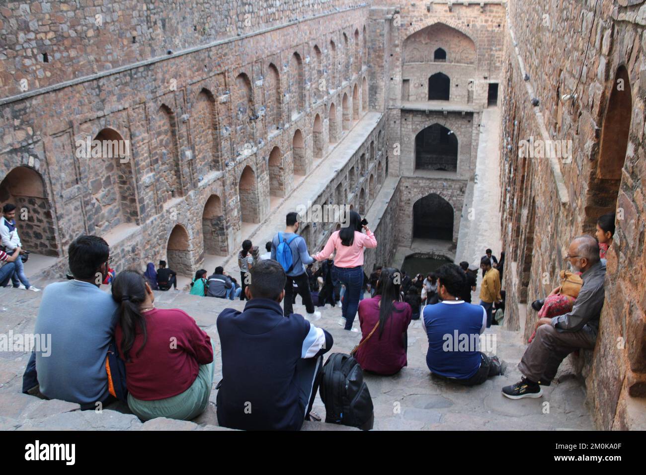 Agrasen ki Baoli or Ugrasen ki Baodi is a historical step well near ...