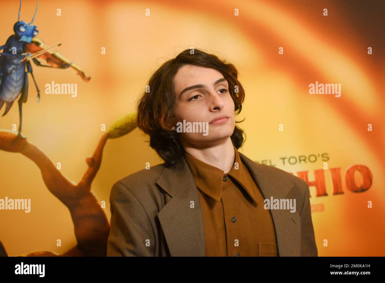 Finn Wolfhard atttends Guillermo Del Toro's Pinocchio premiere held at ...