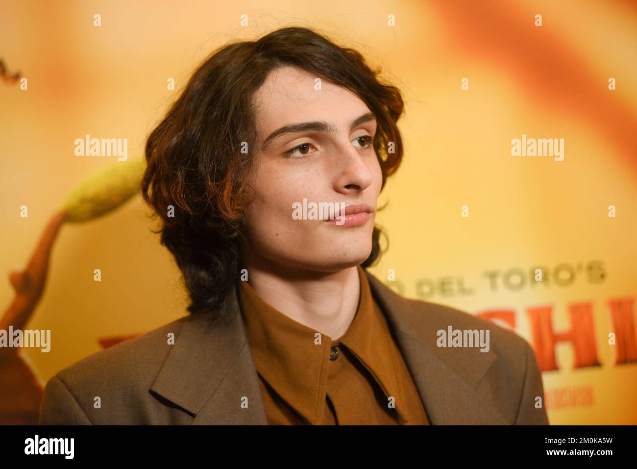 Finn Wolfhard atttends Guillermo Del Toro's Pinocchio premiere held at ...