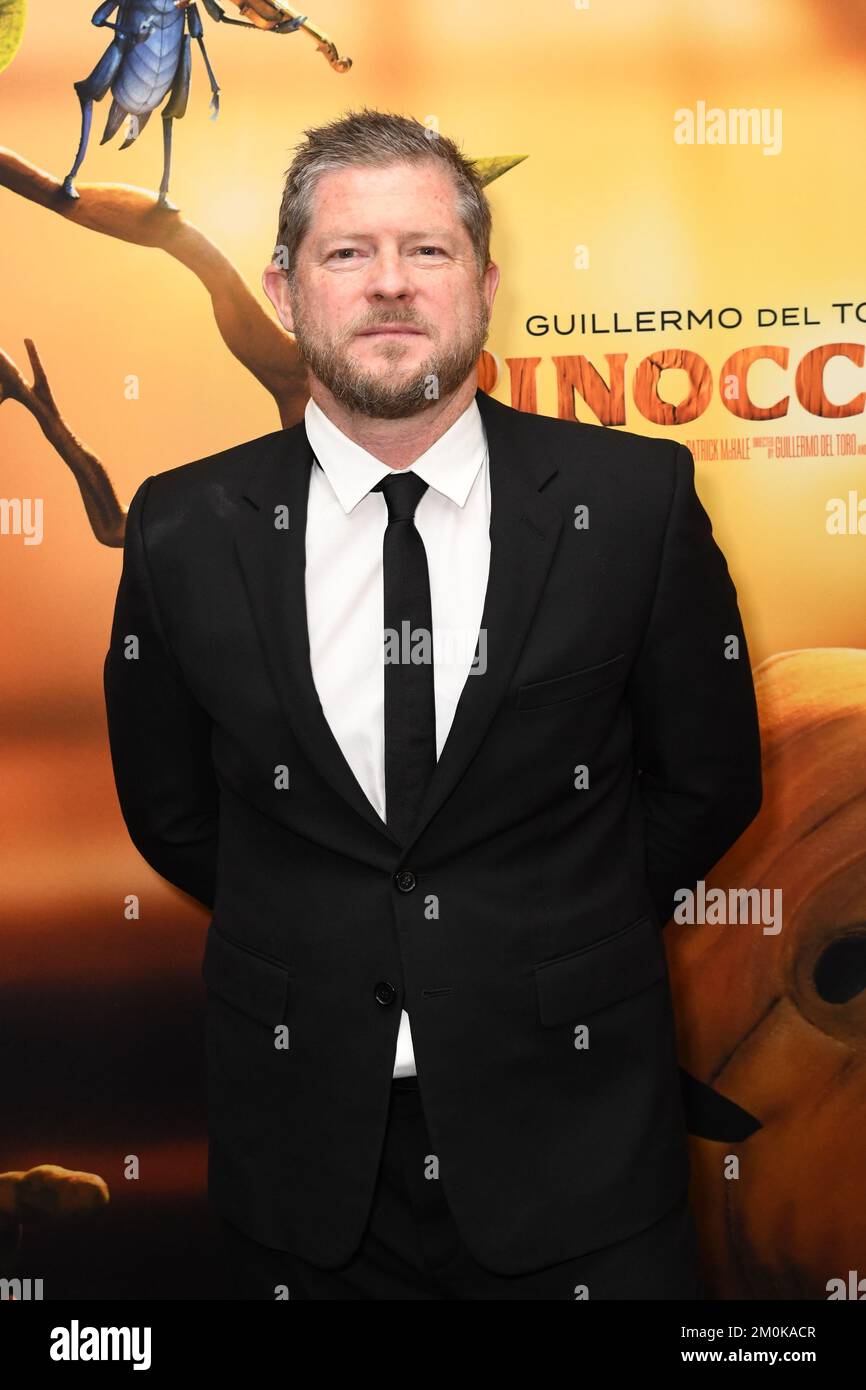 Corey Campodonico atttends Guillermo Del Toro's Pinocchio premiere held ...