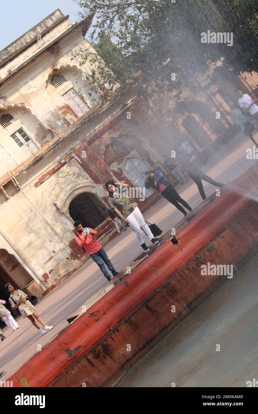 Gorgeous view of Safdarjung's Tomb in Delhi, India. Beautiful red ...