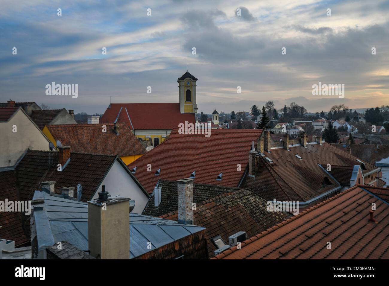 Szentendre, panoramic view from Templom ter. Hungary Stock Photo - Alamy