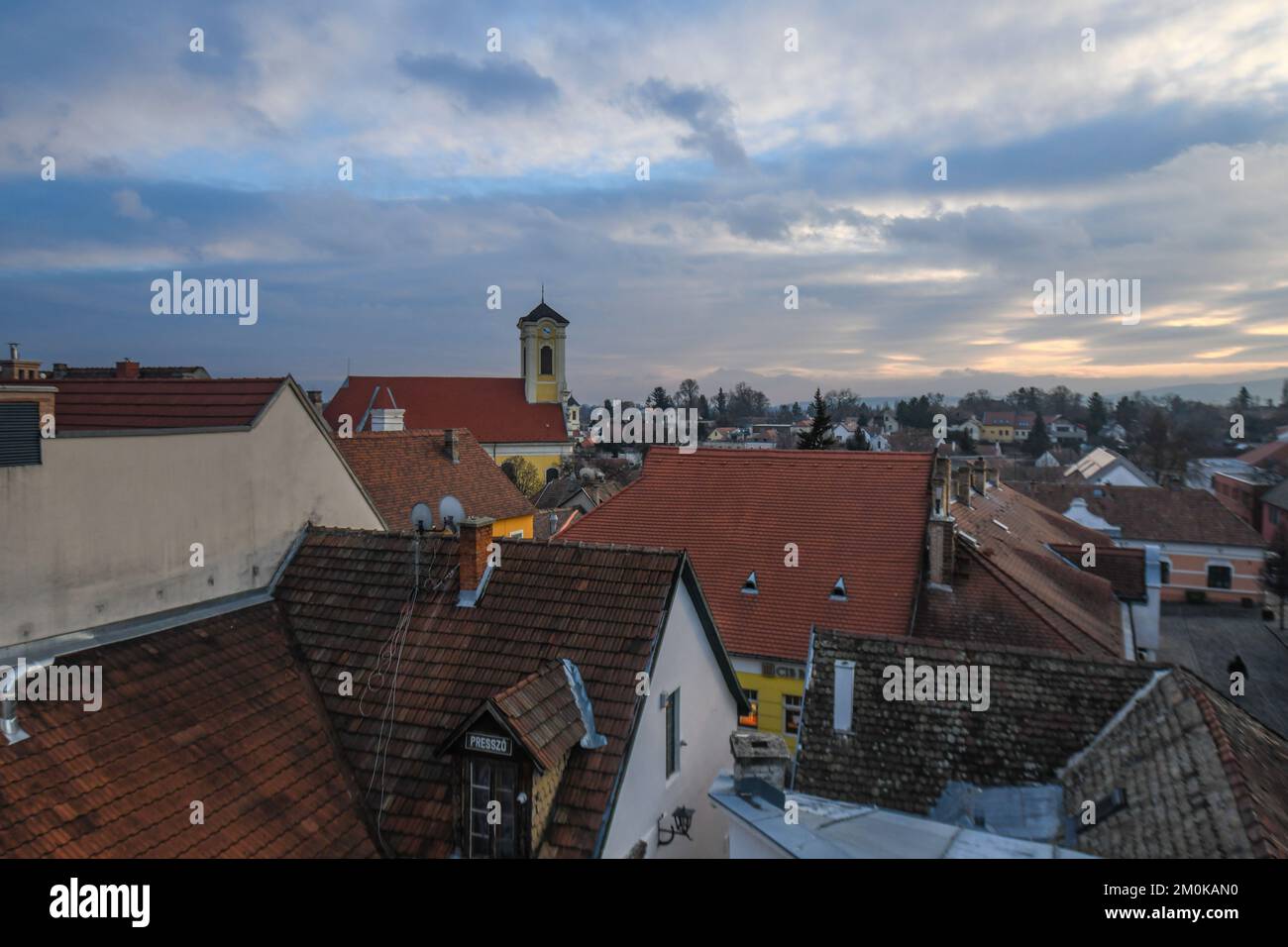 Szentendre, panoramic view from Templum ter. Hungary Stock Photo - Alamy