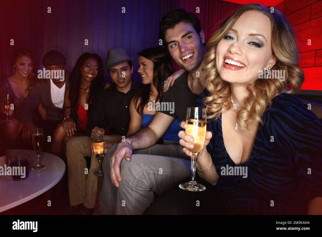 Women let into nightclub hi-res stock photography and images - Alamy