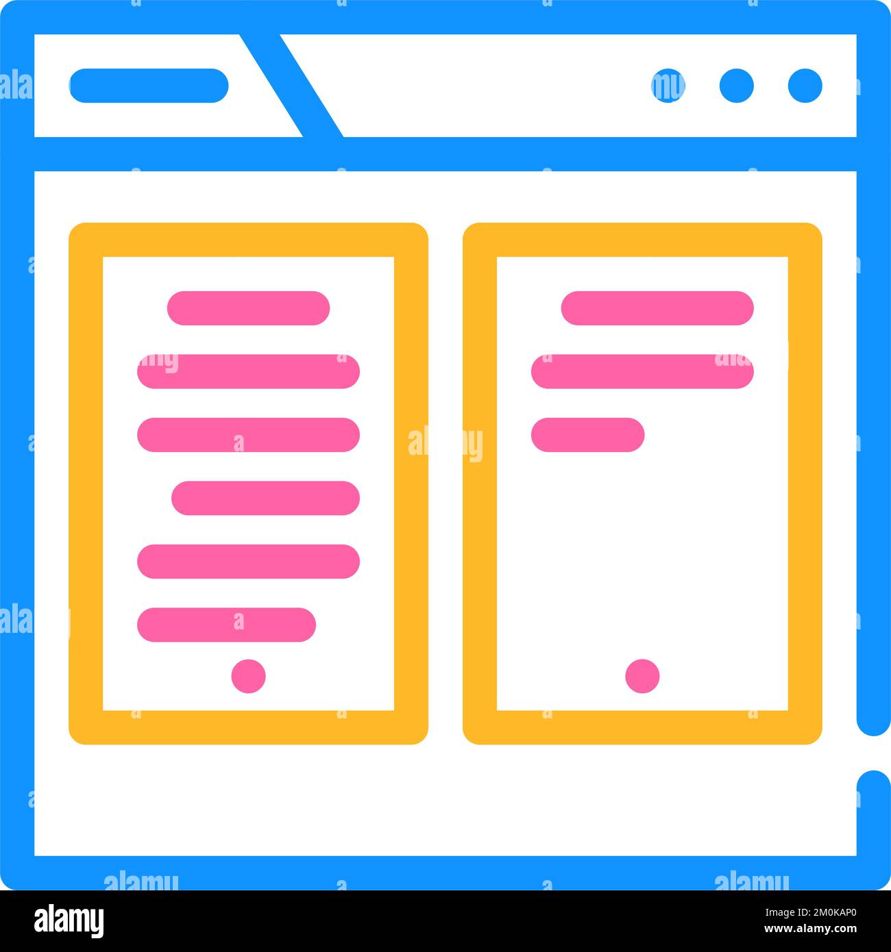 paper folder color icon vector illustration Stock Vector Image & Art ...