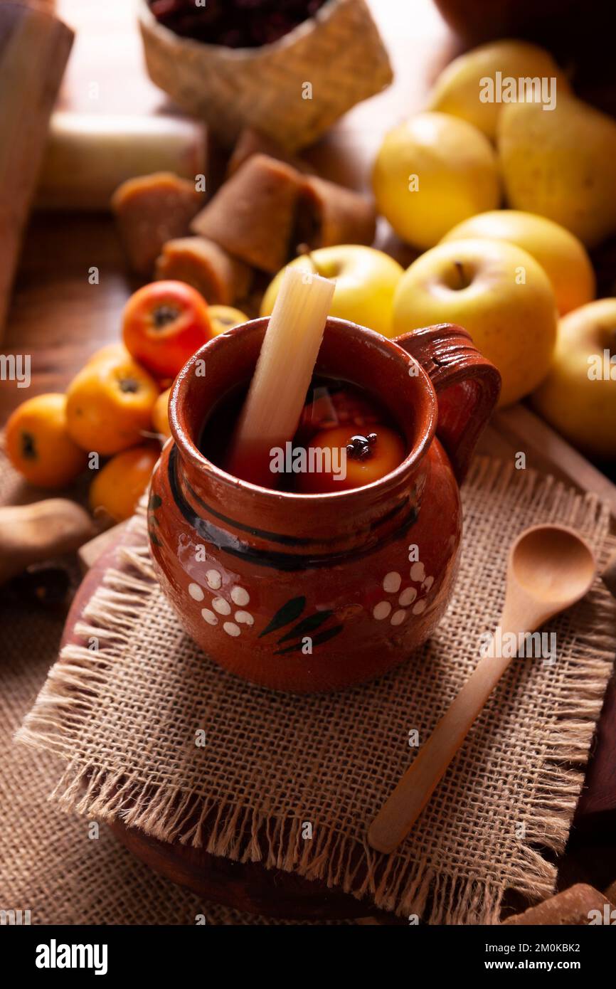Ponche de Frutas Navideño. In Mexico, Christmas fruit punch is a hot ...