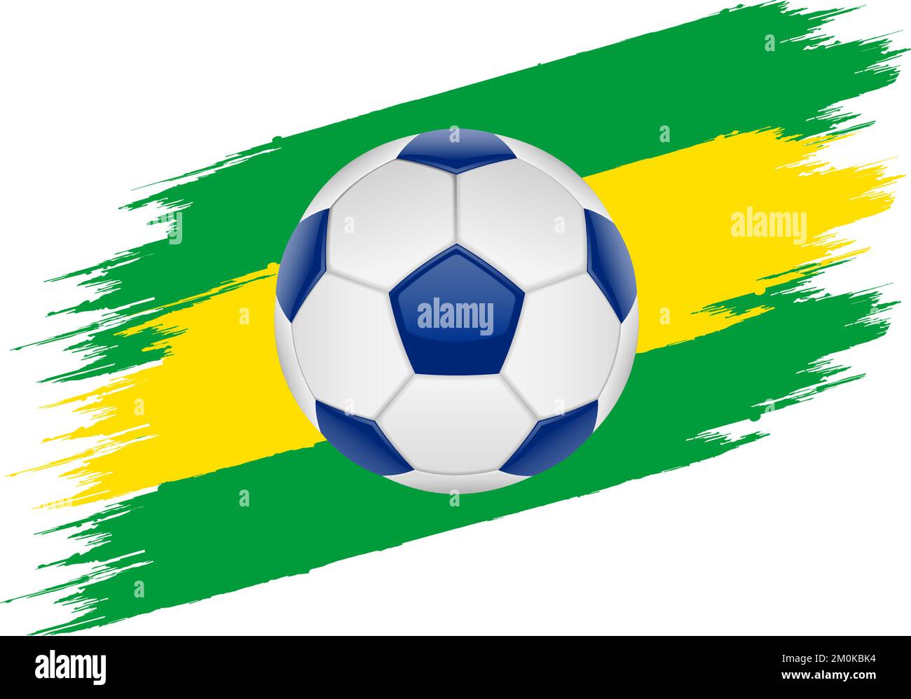 Brazil football soccer vector Brazil flag colors grunge vector image ...