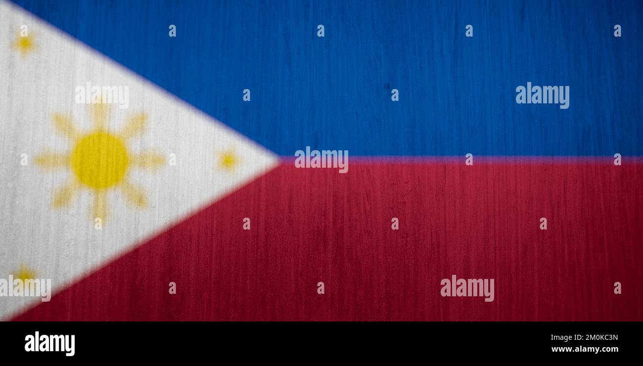 Philippine flag texture as background Stock Photo - Alamy