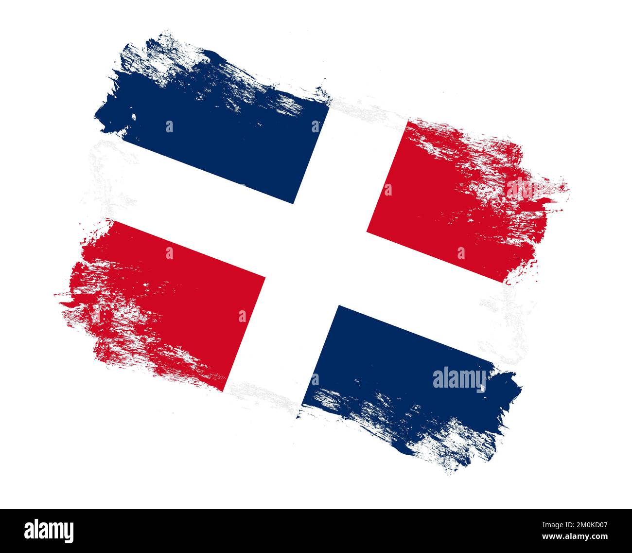 Brush painted dominican republic hi-res stock photography and images ...