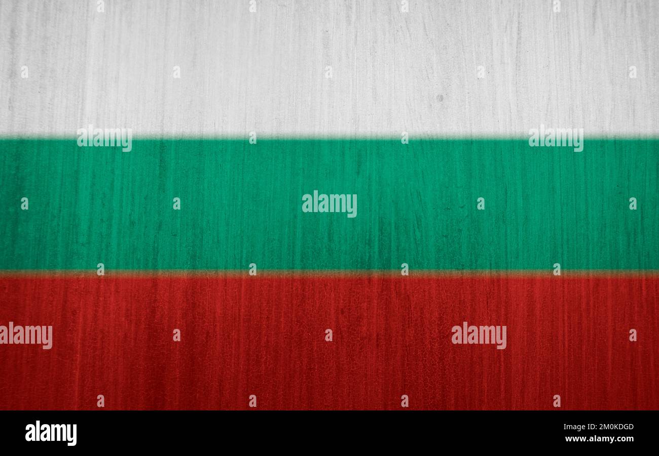 Bulgarian flag texture as background Stock Photo - Alamy