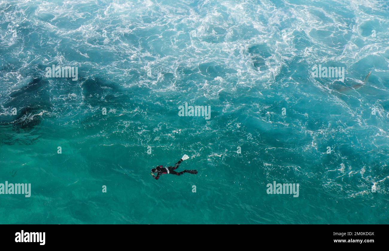 Hadera. 5th Dec, 2022. This aerial photo taken on Dec. 5, 2022 shows a ...