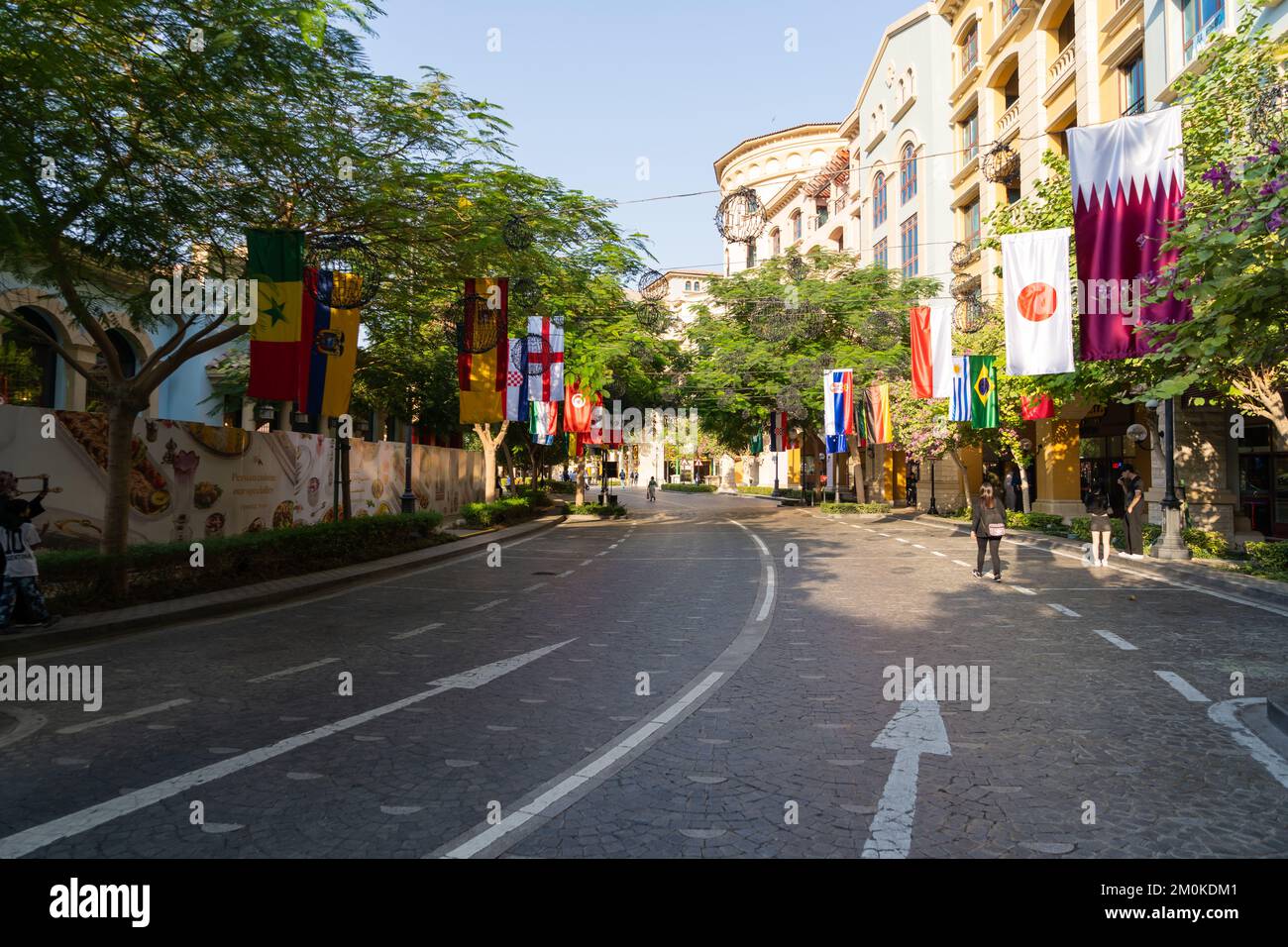 Medina Centrale in The Pearl District Doha, Qatar Stock Photo - Alamy