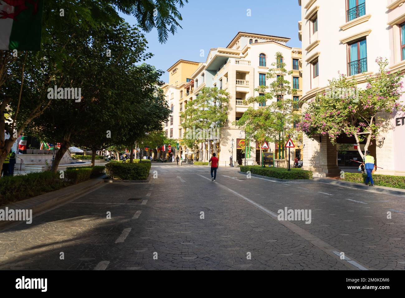 Medina Centrale in The Pearl District Doha, Qatar Stock Photo - Alamy