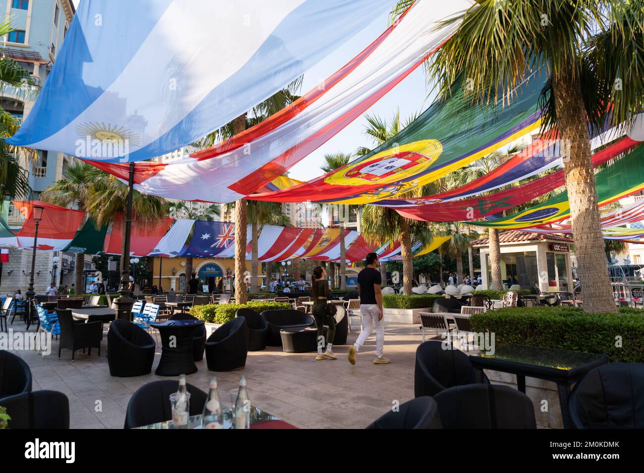 Medina Centrale in The Pearl District Doha, Qatar Stock Photo - Alamy