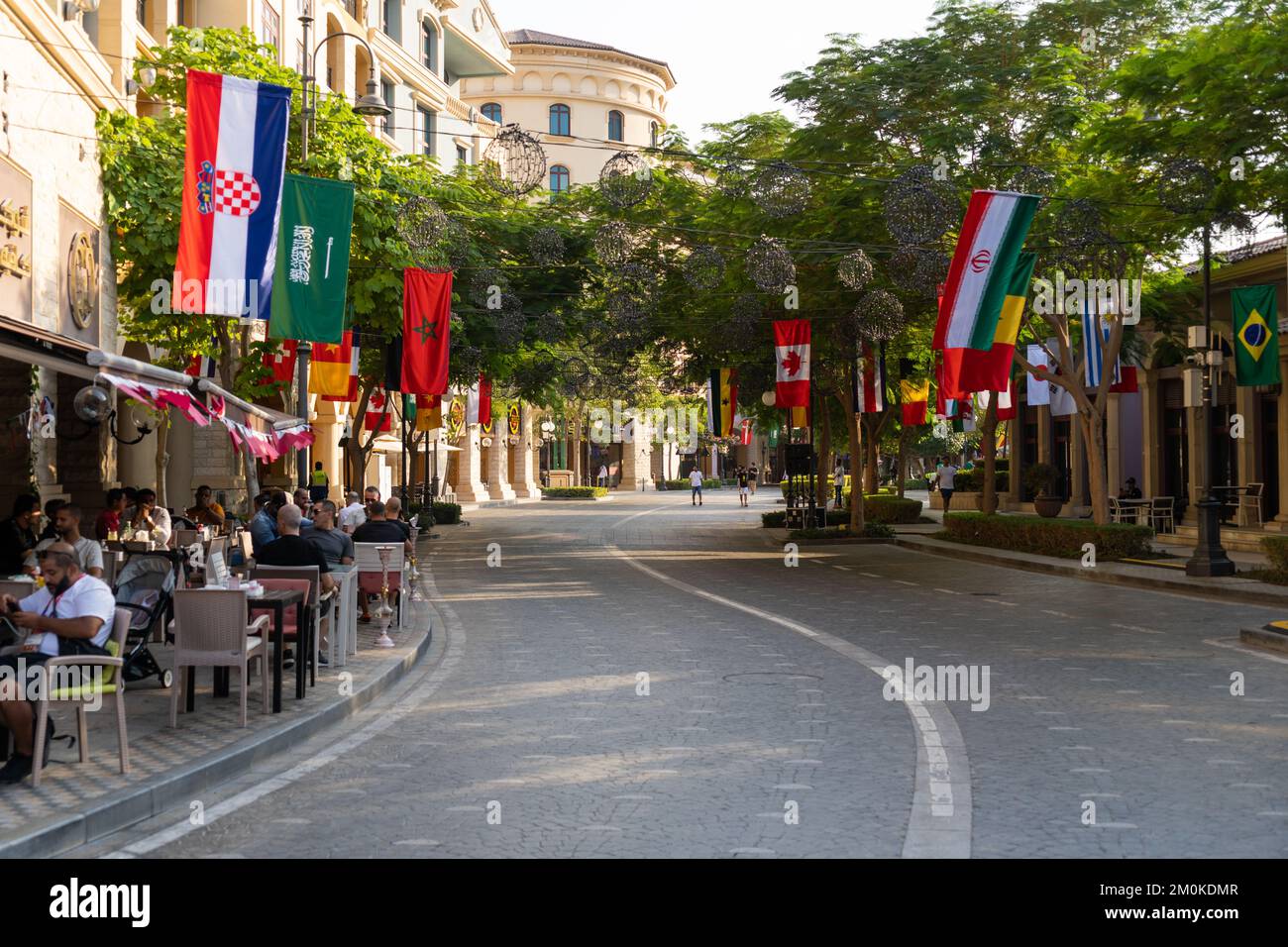 Medina Centrale in The Pearl District Doha, Qatar Stock Photo - Alamy