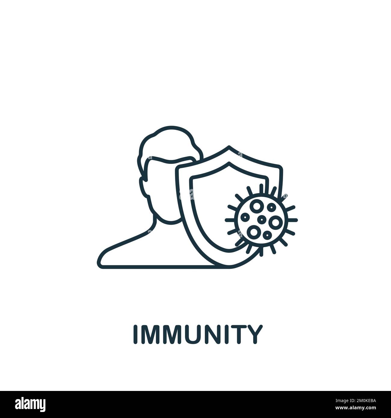 Immunity icon. Monochrome simple Detox Diet icon for templates, web ...