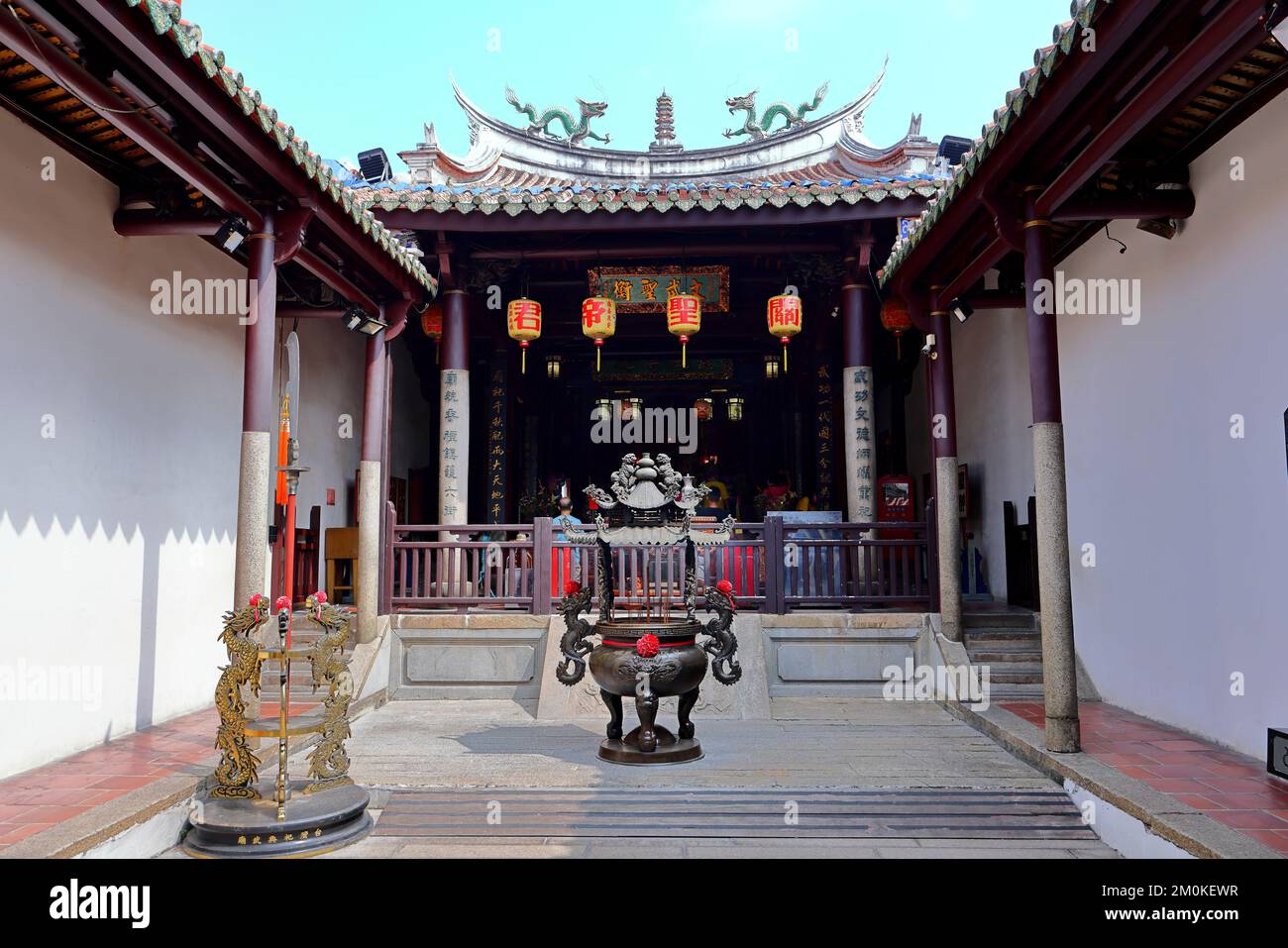 God of War Temple built in 1665, dedicated to the celebrated deity Guan ...