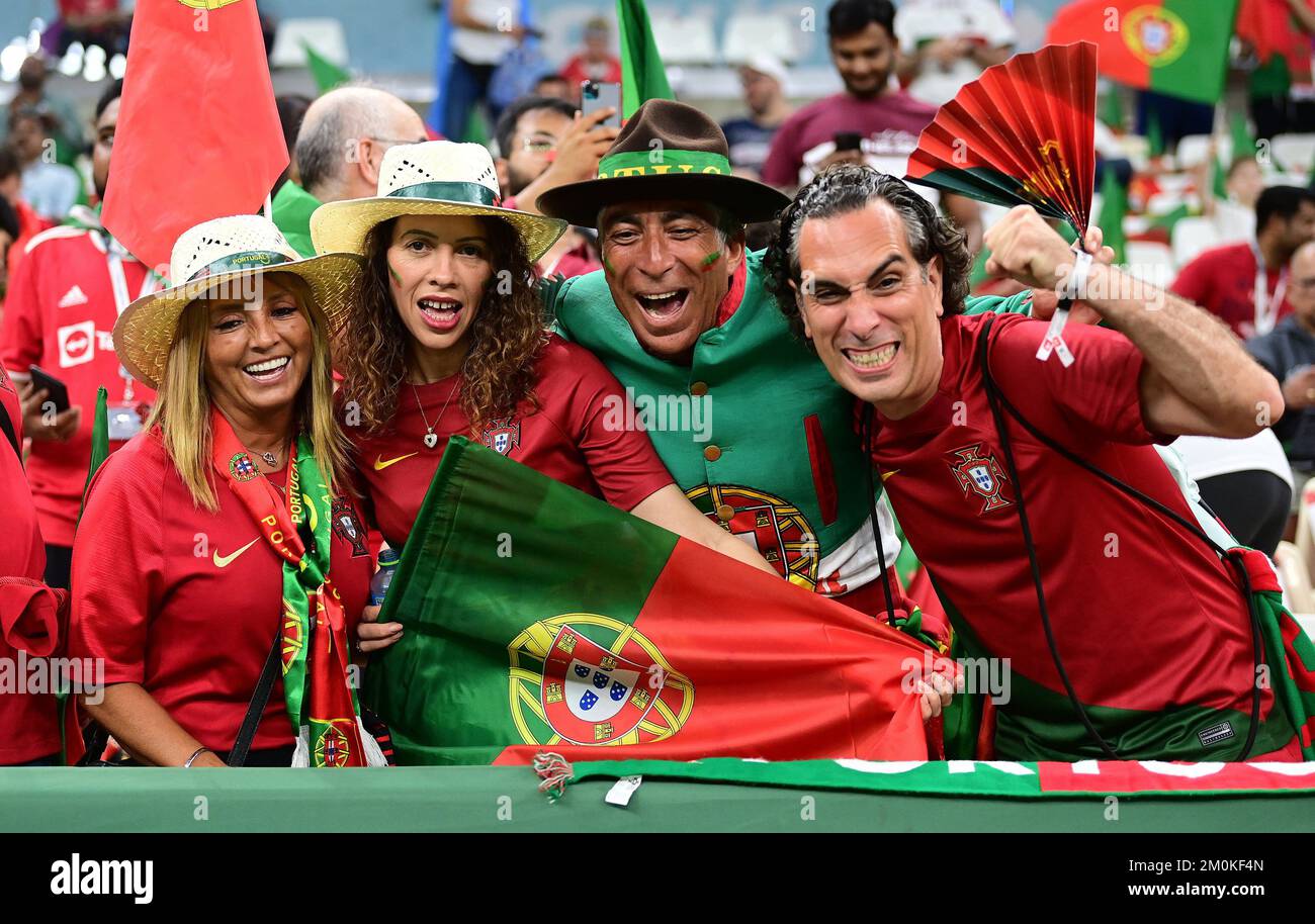 Fans Portugal Lusail, 06.12.2022, FIFA Fussball WM 2022 in Katar ...