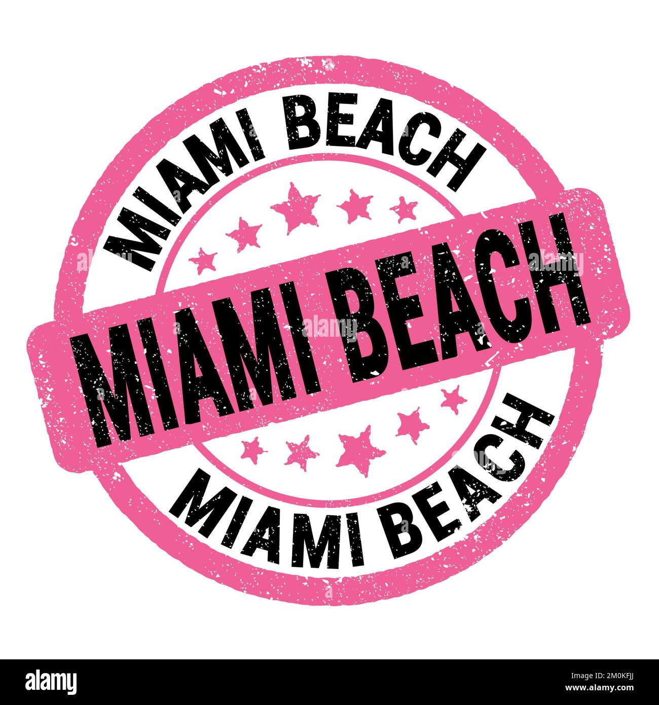 Miami beach stamp hi-res stock photography and images - Alamy