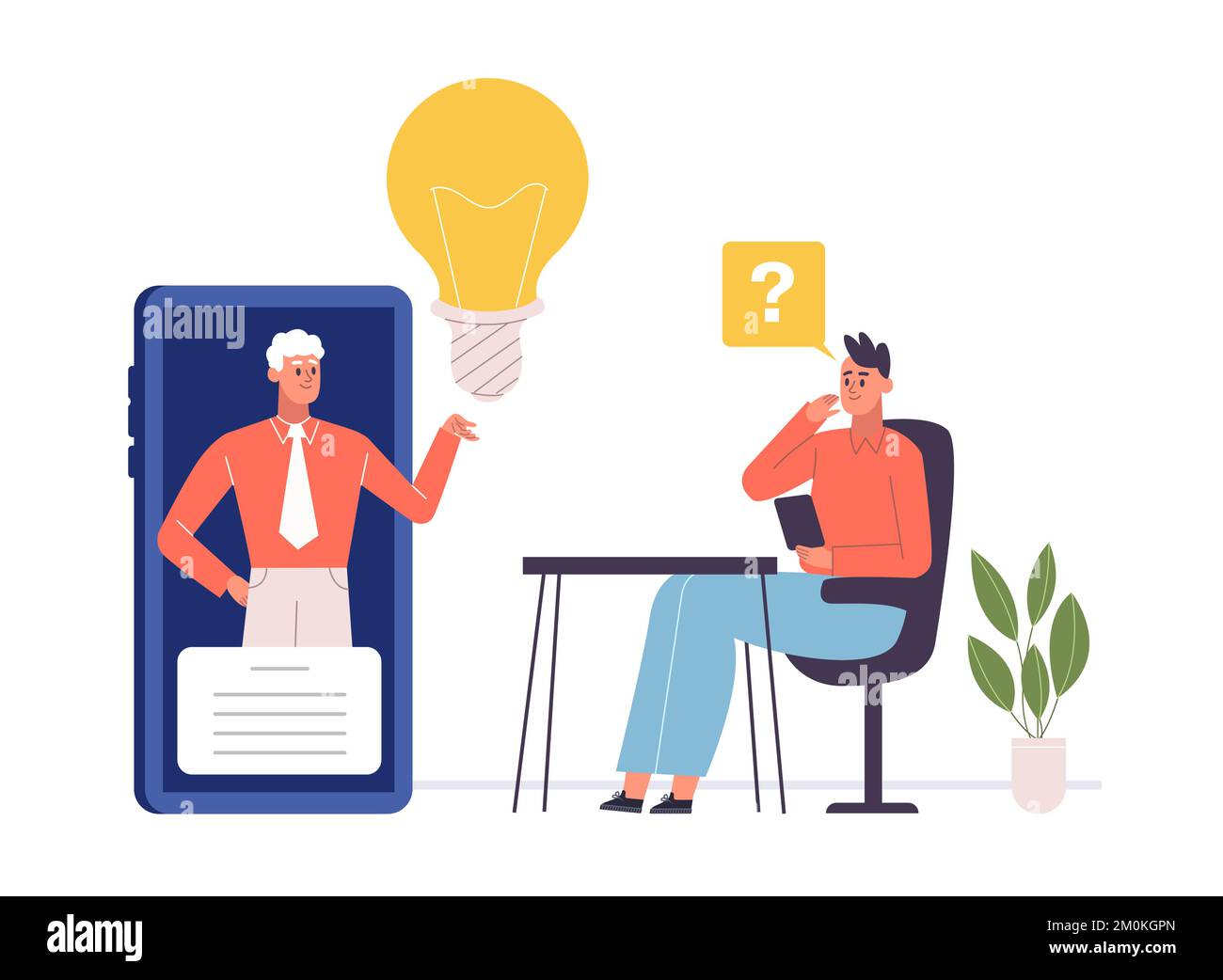 Cartoon man talking hi-res stock photography and images - Alamy