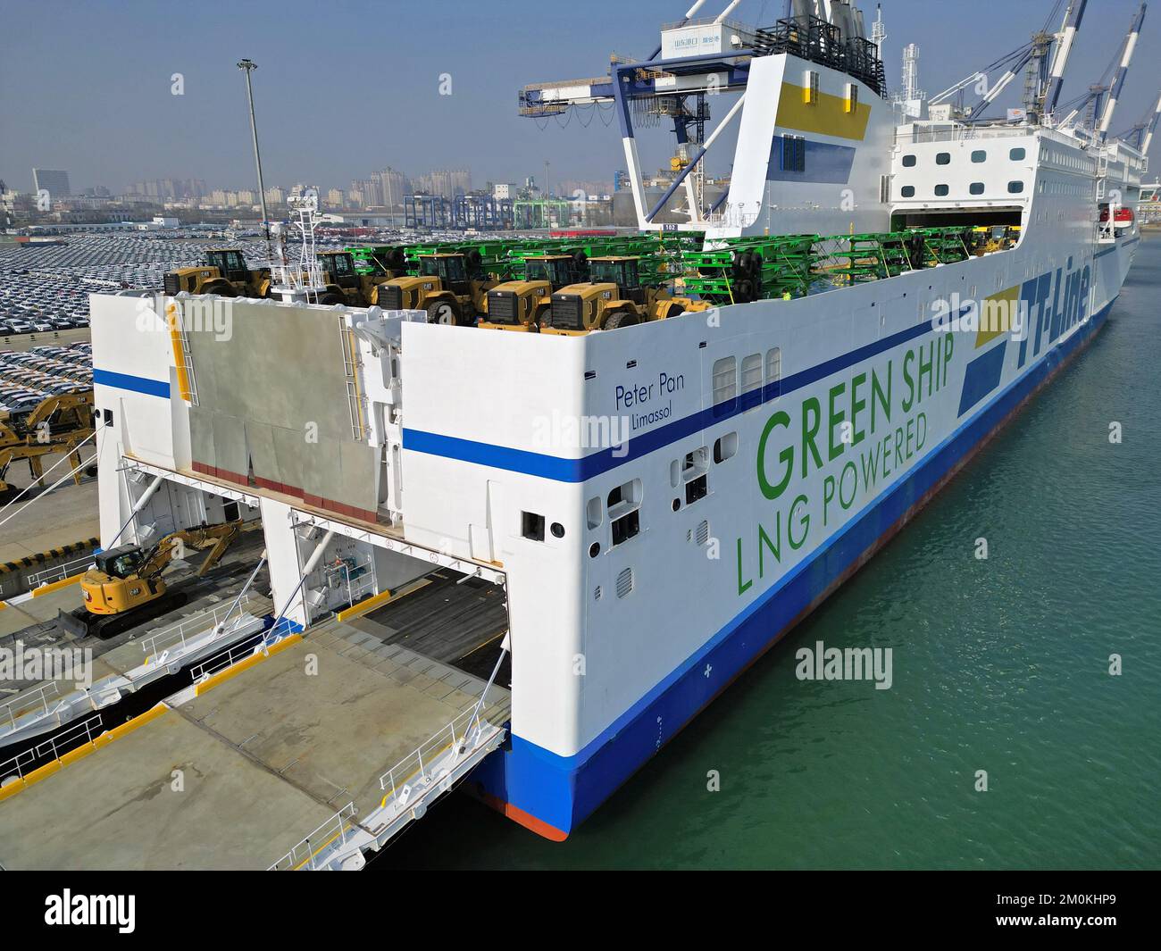 YANTAI, CHINA - DECEMBER 7, 2022 - "Peter Pan", an LNG powered ...