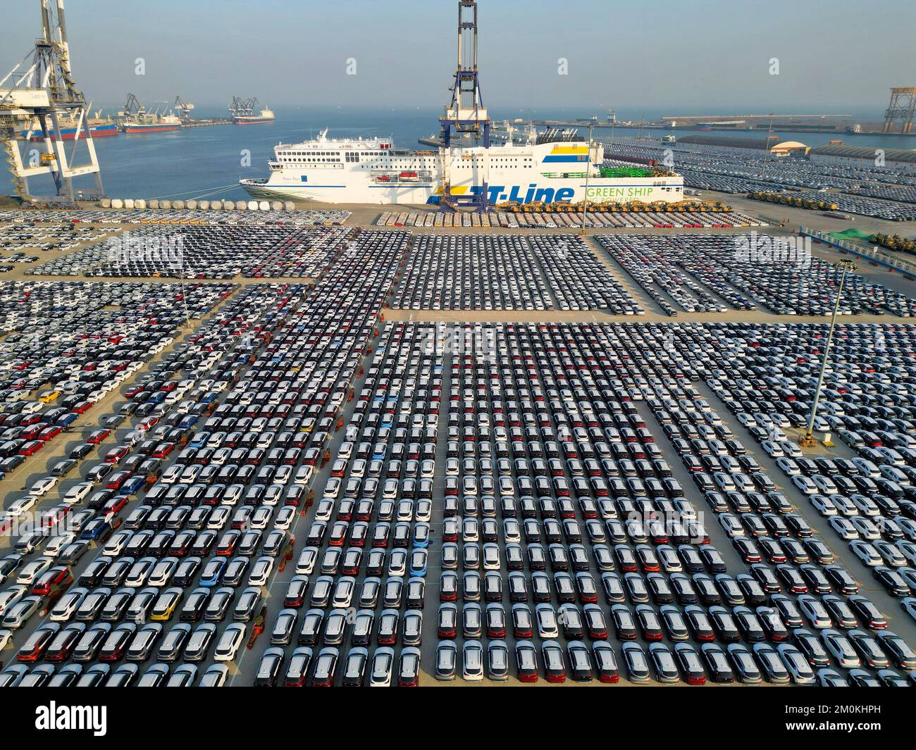 YANTAI, CHINA - DECEMBER 7, 2022 - "Peter Pan", an LNG powered ...