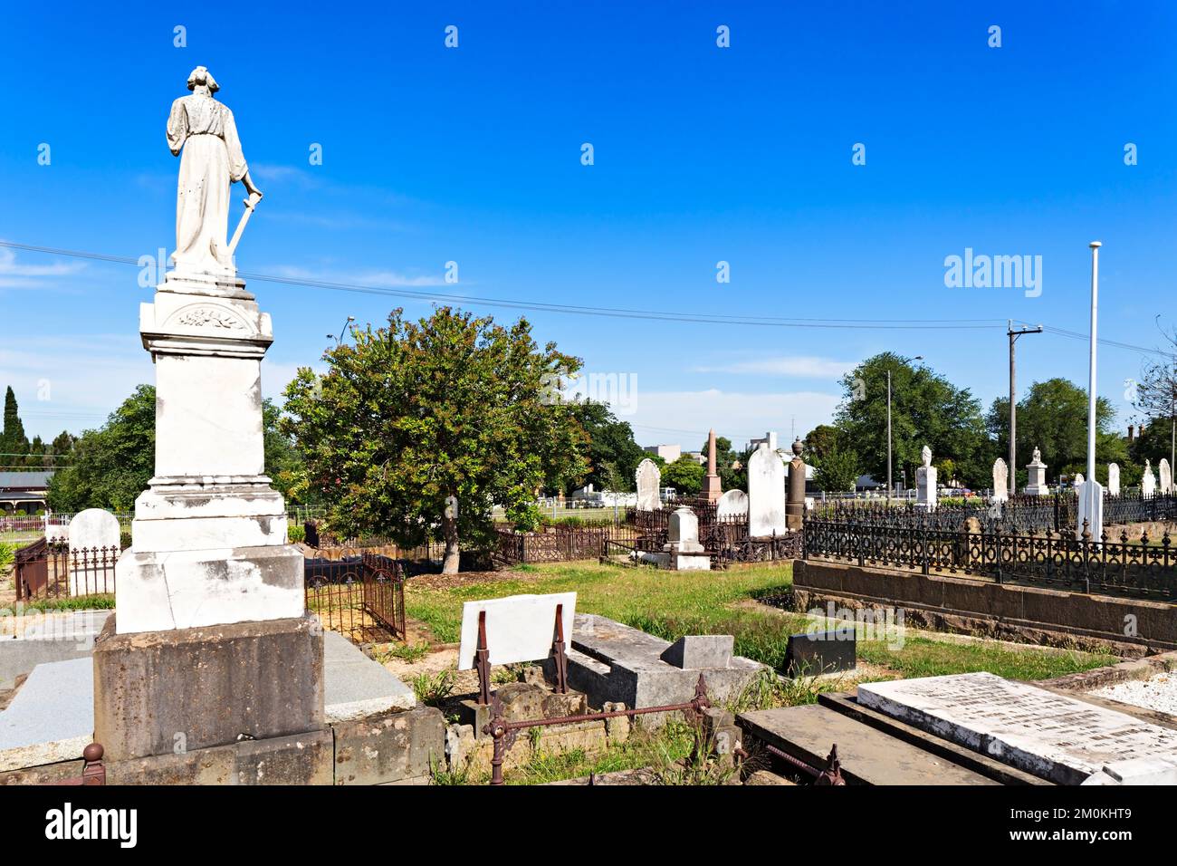 Ballarat Australia / Tombstones and graves at The Ballarat Old Cemetery ...