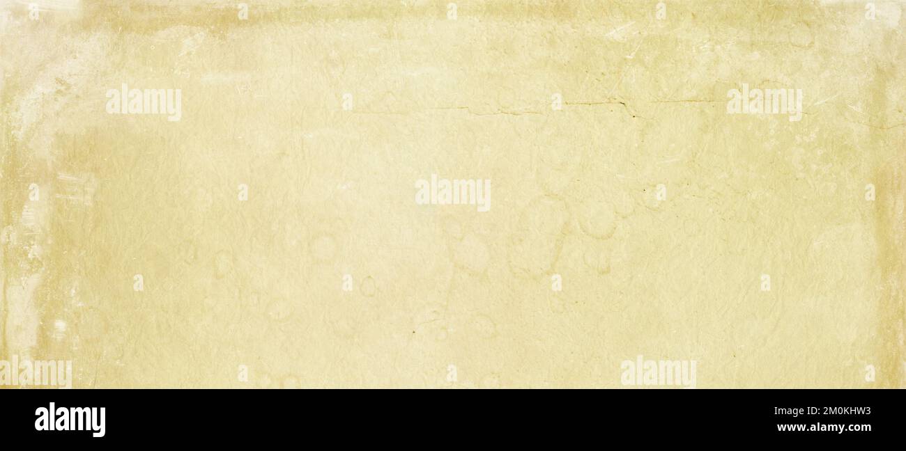 Old parchment paper. Horizontal banner texture wallpaper Stock Photo ...