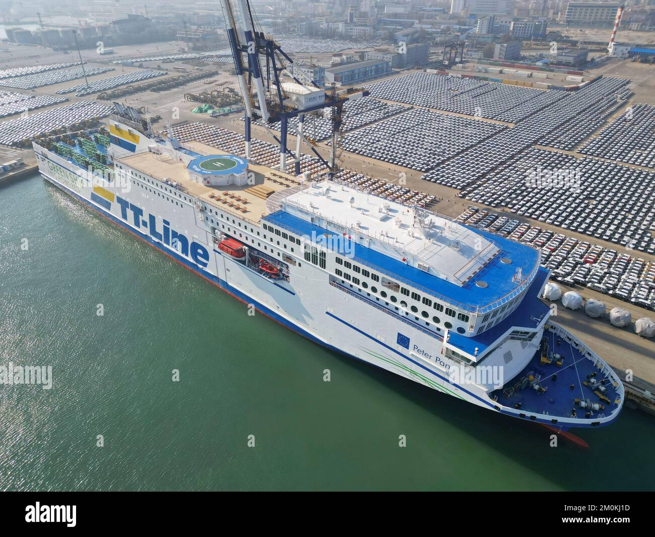 YANTAI, CHINA - DECEMBER 7, 2022 - "Peter Pan", an LNG powered ...