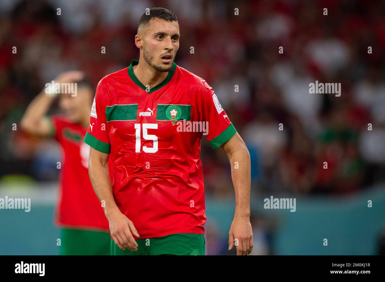 Selim Alallah of Morocco during the FIFA World Cup Qatar 2022 Round of 16 match between Morocco ...