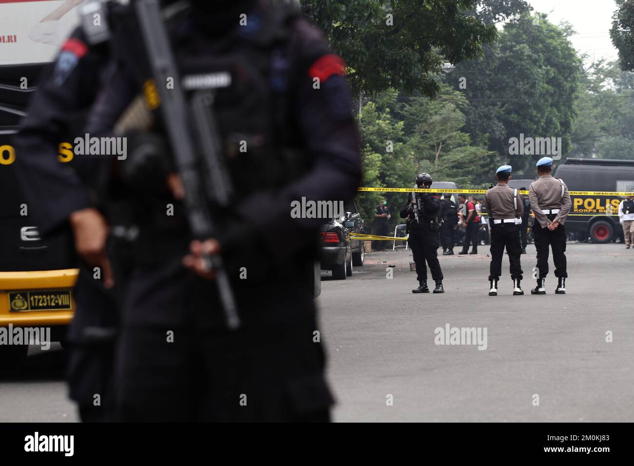Bandung, West Java, Indonesia. 7th Dec, 2022. Indonesian police ...