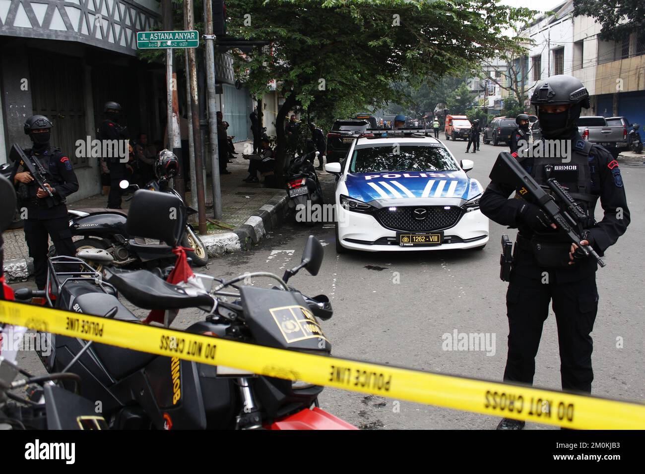 Bandung, West Java, Indonesia. 7th Dec, 2022. Indonesian police ...