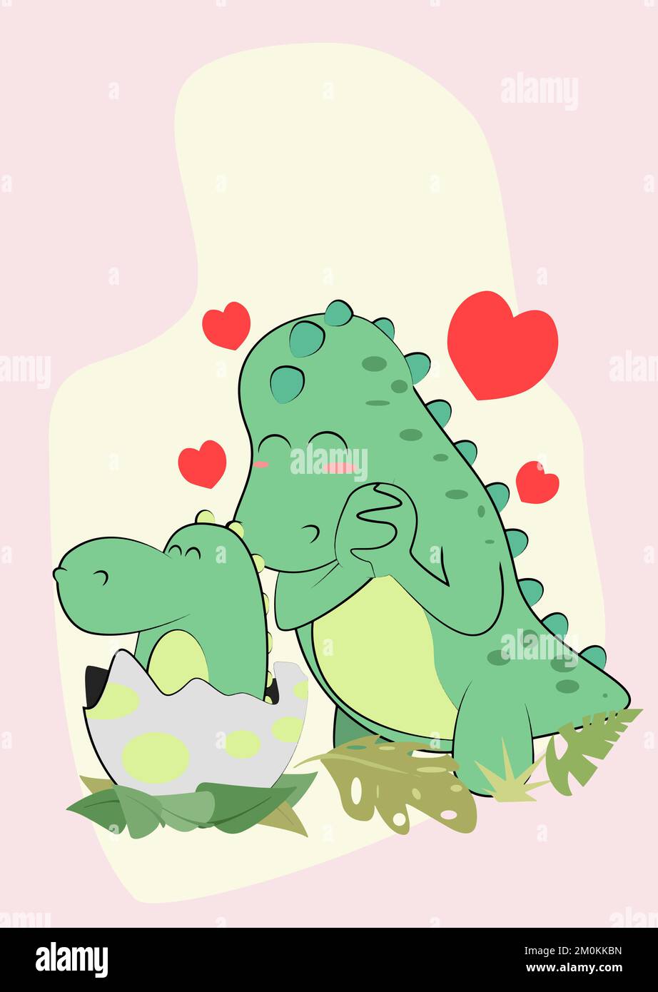 Cute boy in dinosaur Stock Vector Images - Alamy