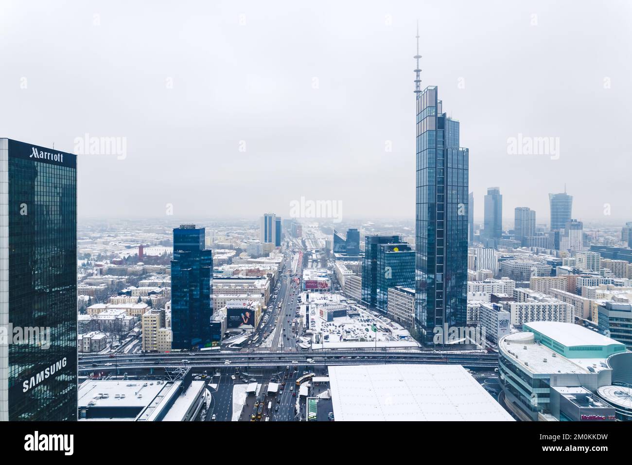11.21.2022 Warsaw, Poland. Tallest building in Poland - Varso Tower ...